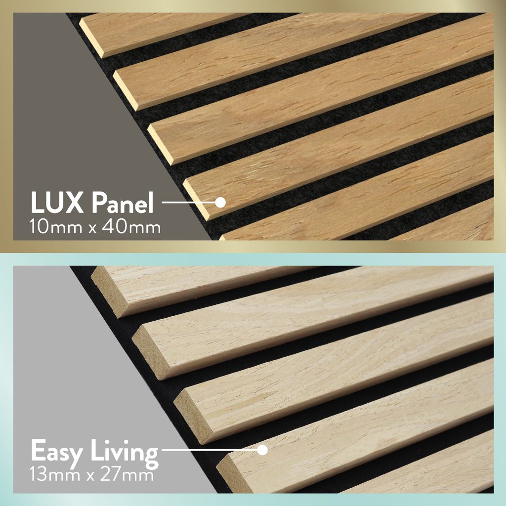 2.4m Lux Natural Oak Wall Panel - Kraus Flooring